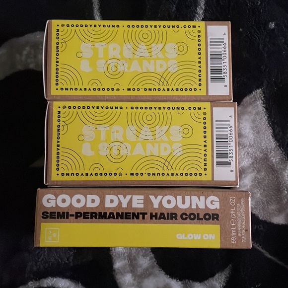 Good Dye Young | Hair | Glow On Yellow Semi Permanent Hair Color Bundle ...